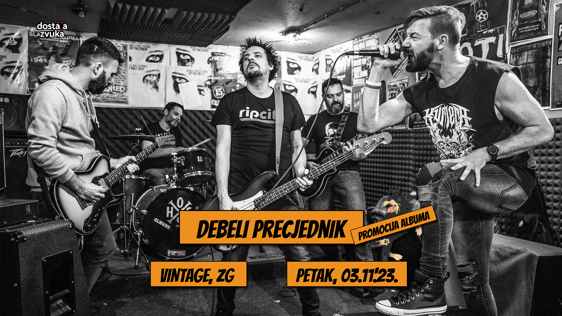 Debeli Precjednik u Vintage Industrial Baru - Glazba.hr