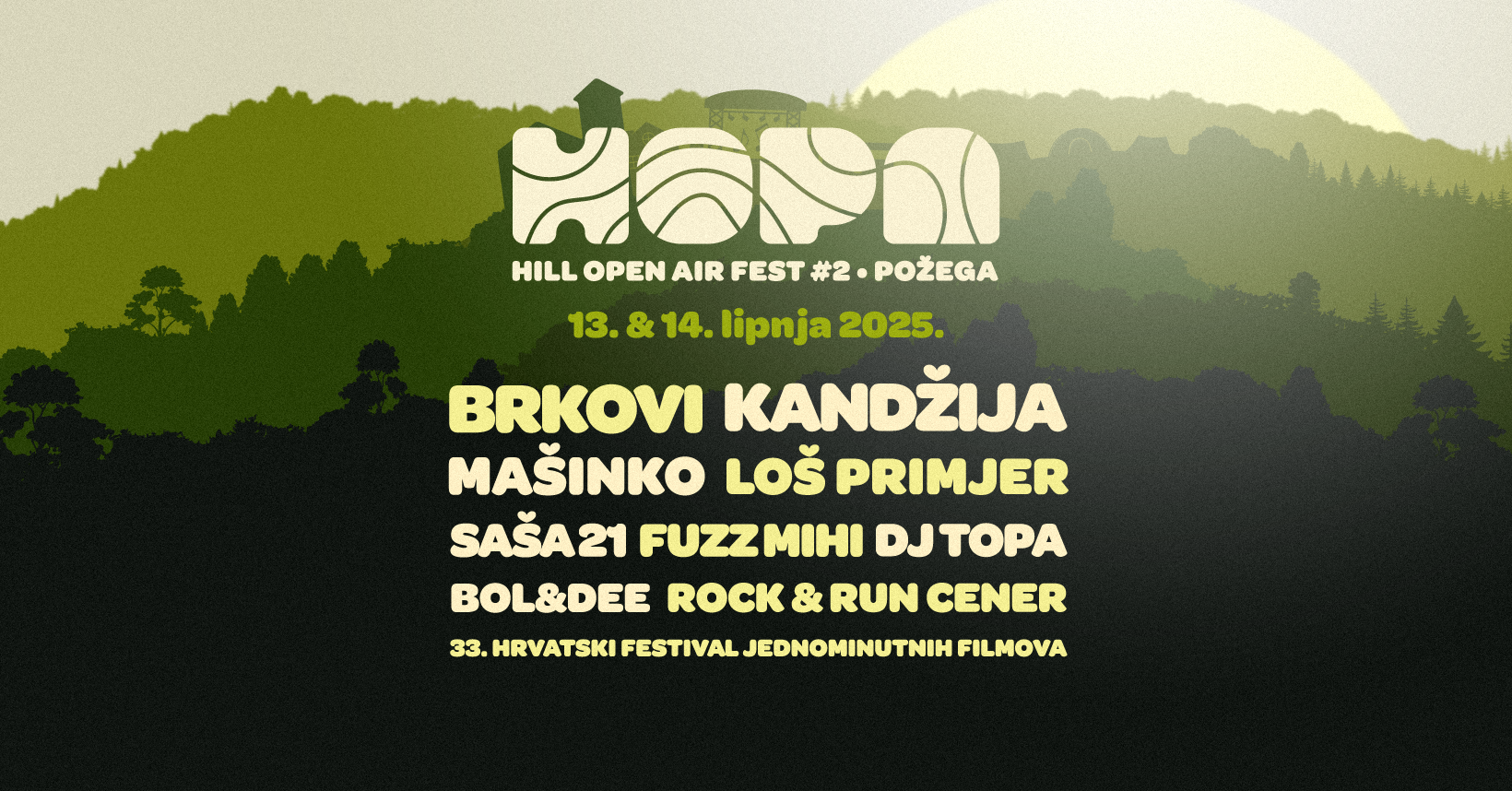 HOPA fest 2025., Požeška gora, 13. i 14. lipnja - Glazba.hr