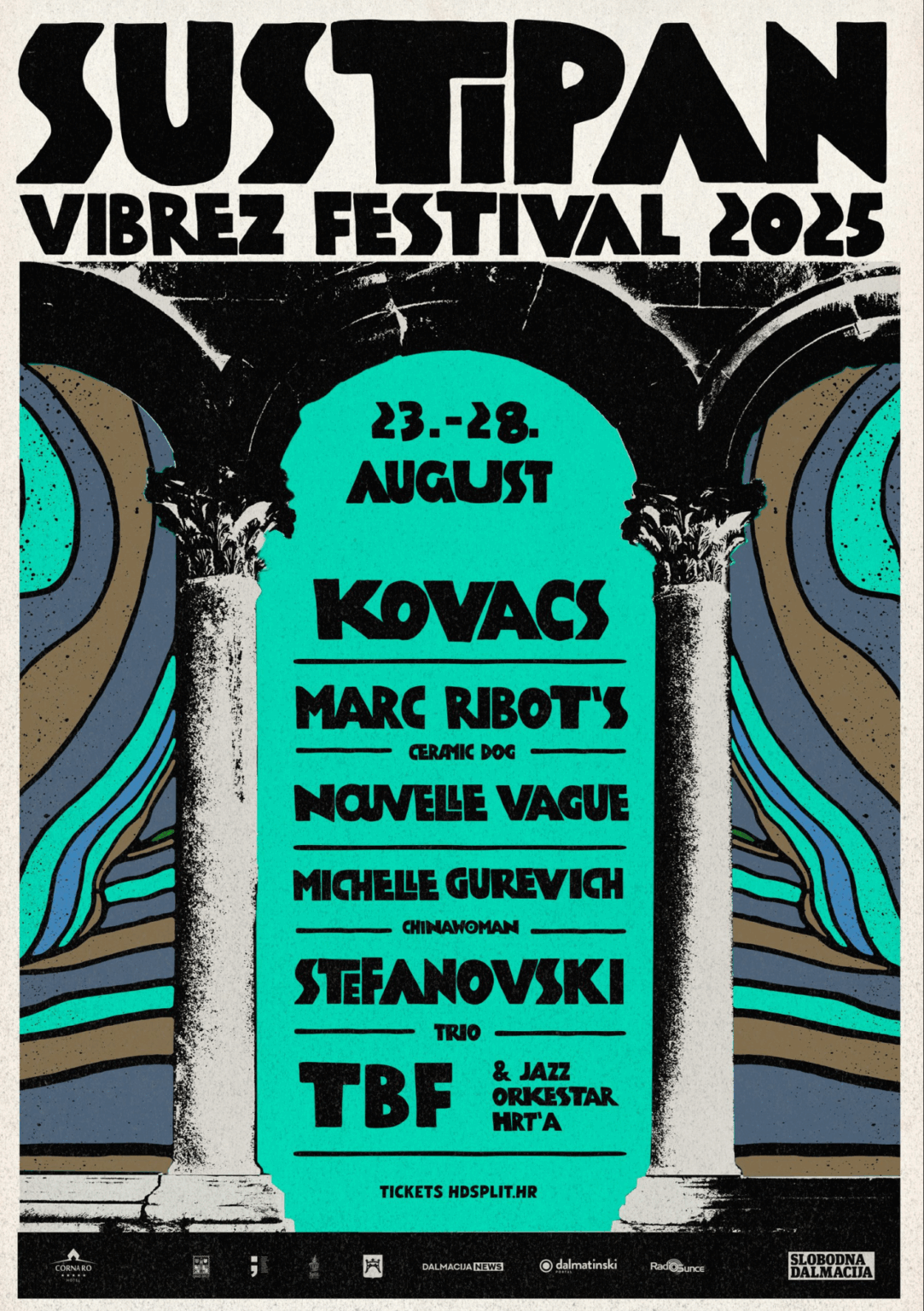 Sustipan Vibrez 2025., 23.-28. kolovoza - Glazba.hr